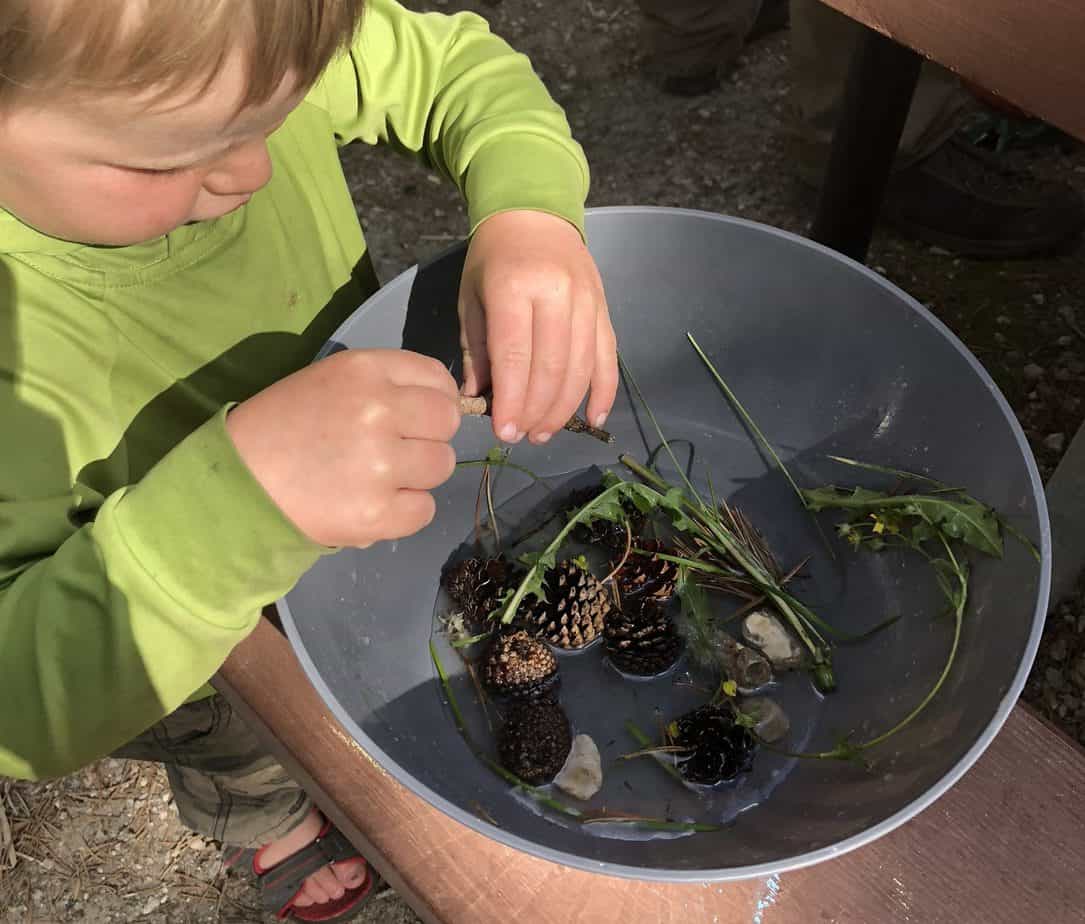 Sensory Soup - A Fun Kid's Nature Activity – The Crazy Outdoor Mama