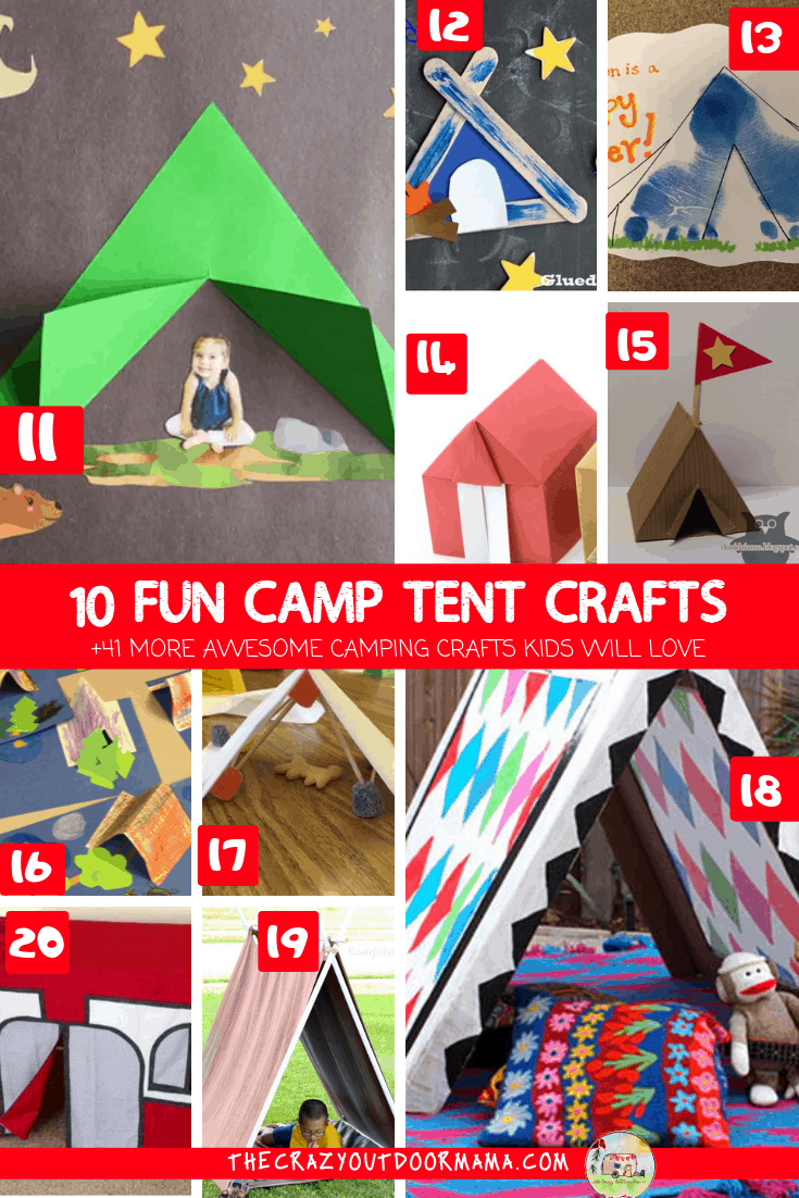 51 Funnest Camping Crafts for Kids of All Ages! – The Crazy Outdoor Mama