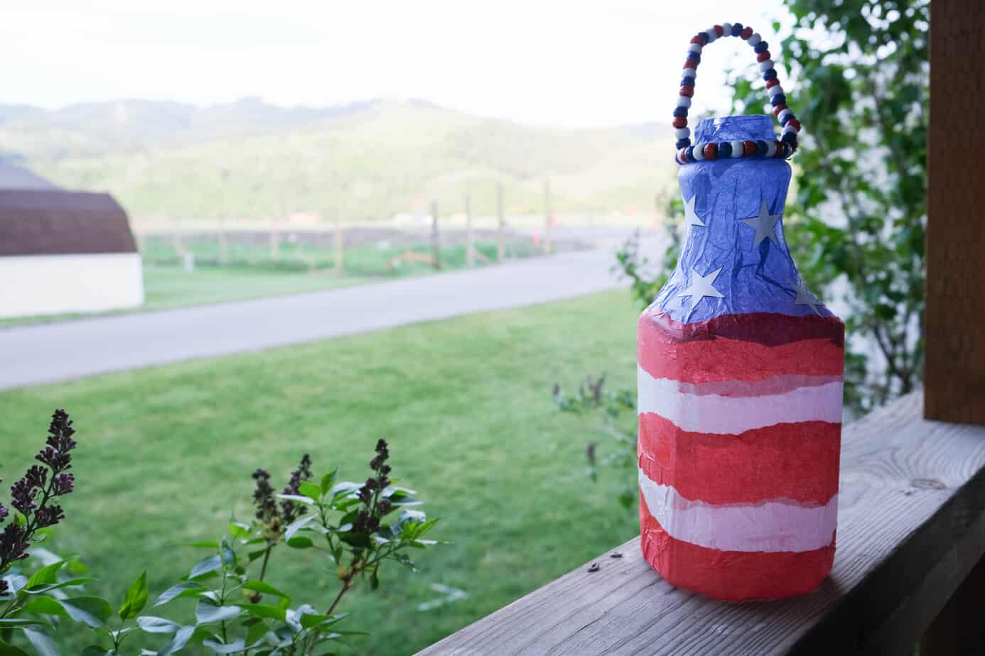 Fun DIY 4th of July Patriotic Lantern Craft and Decor for Kids (Or ...