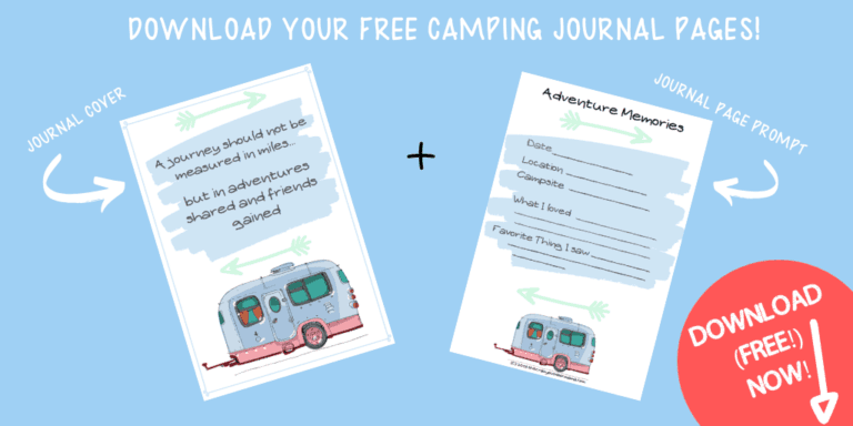 DIY Camping Travel Journal [Free PDF Printable Templates!] – The Crazy ...