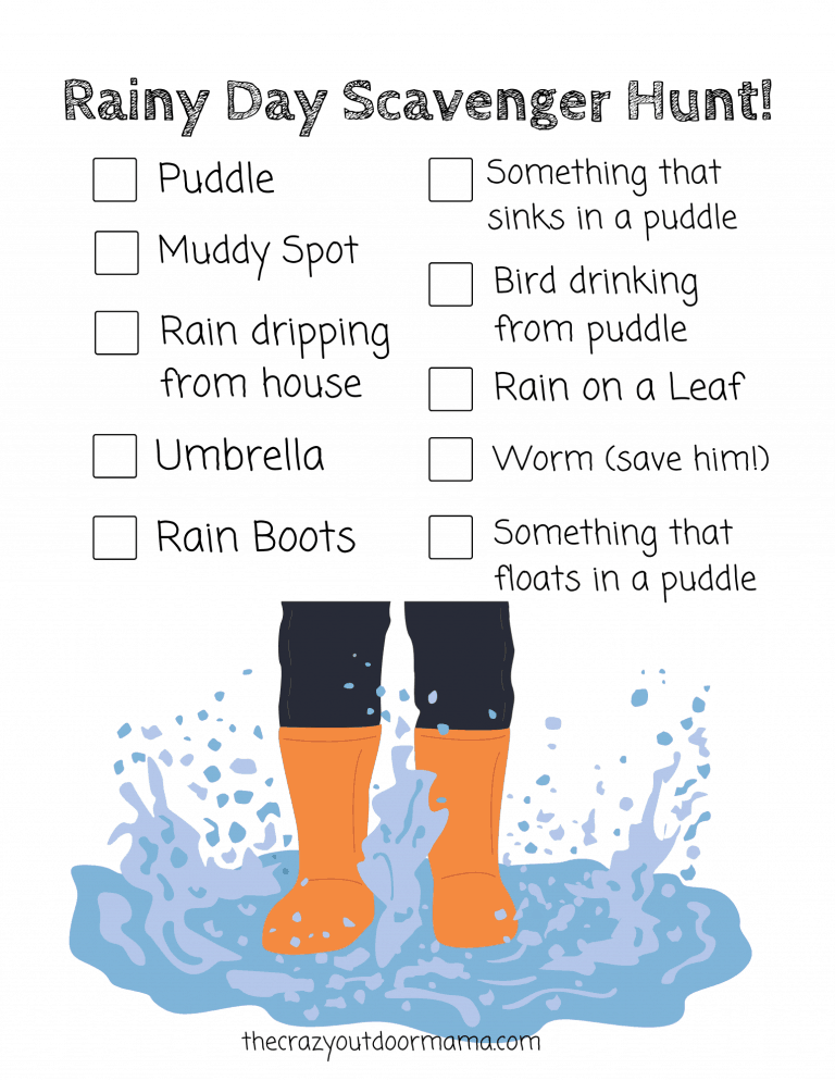 14 Outdoor Rainy Day Activities for Kids - Mud, Puddles + More! – The ...