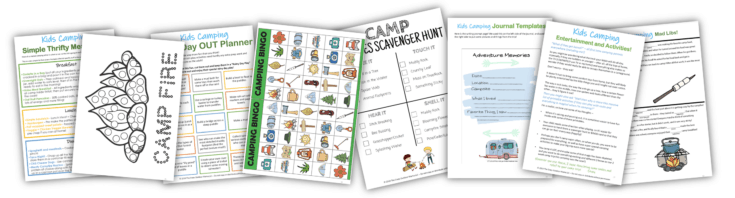 The BEST EVER Kids Camping Activity + Planner Book [62 Pages!] – The ...