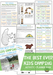 The BEST EVER Kids Camping Activity + Planner Book [62 Pages!] – The ...