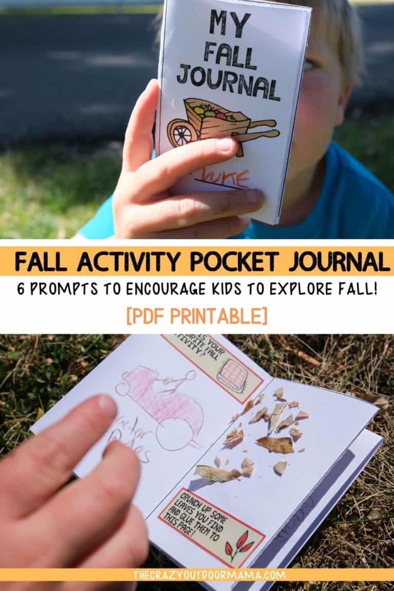 Cute Kids Fall Activity Journal [PDf Printable] – The Crazy Outdoor Mama