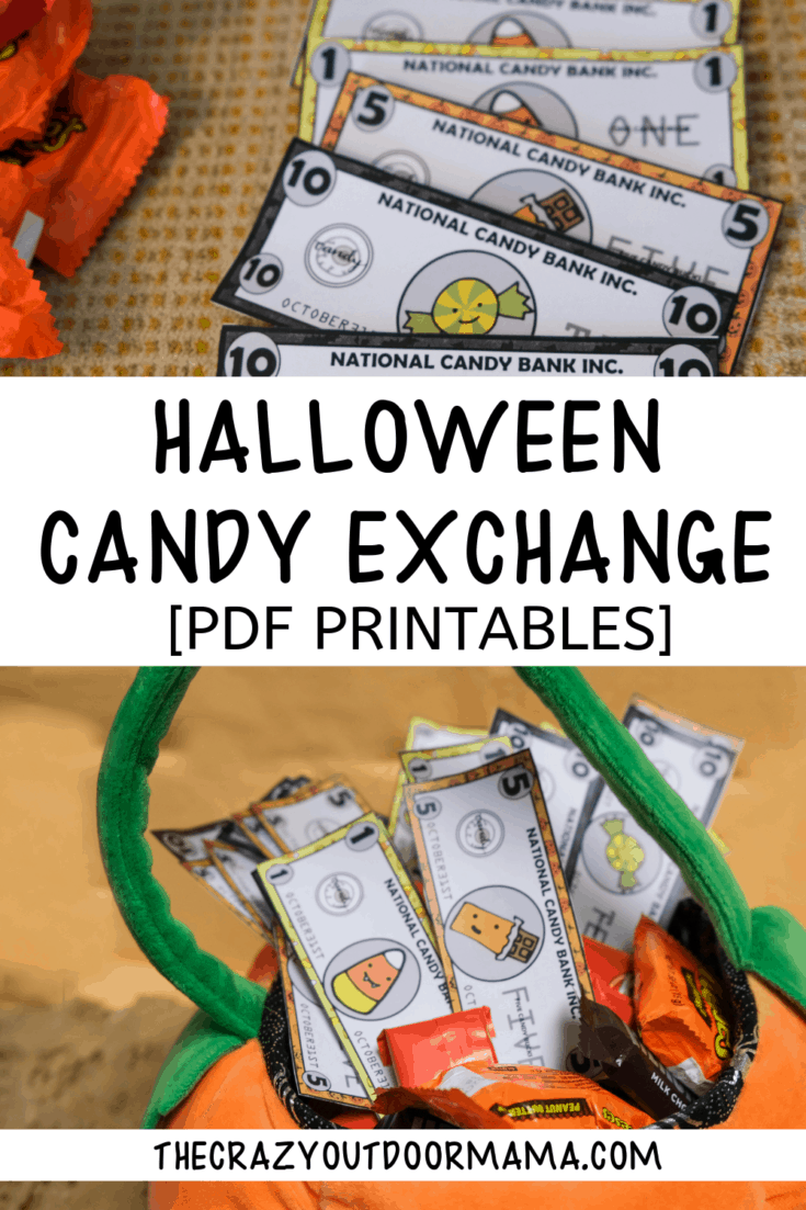Cute Halloween Candy Exchange Bucks [Printable PDFS] – The Crazy ...