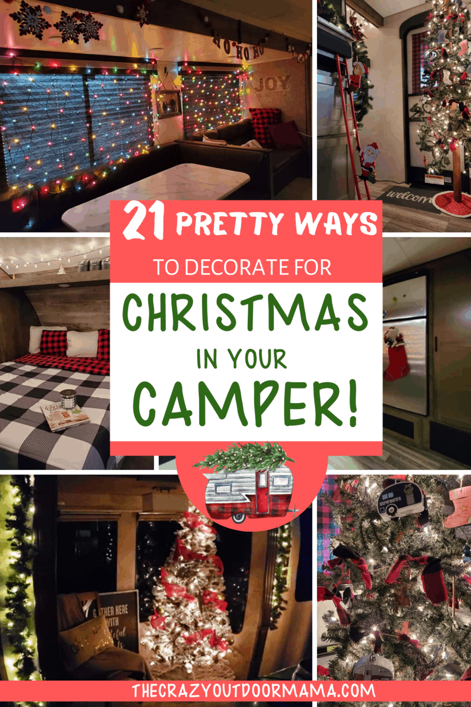 21 Pretty Christmas Camper Decor Ideas (for all sizes of campers ...