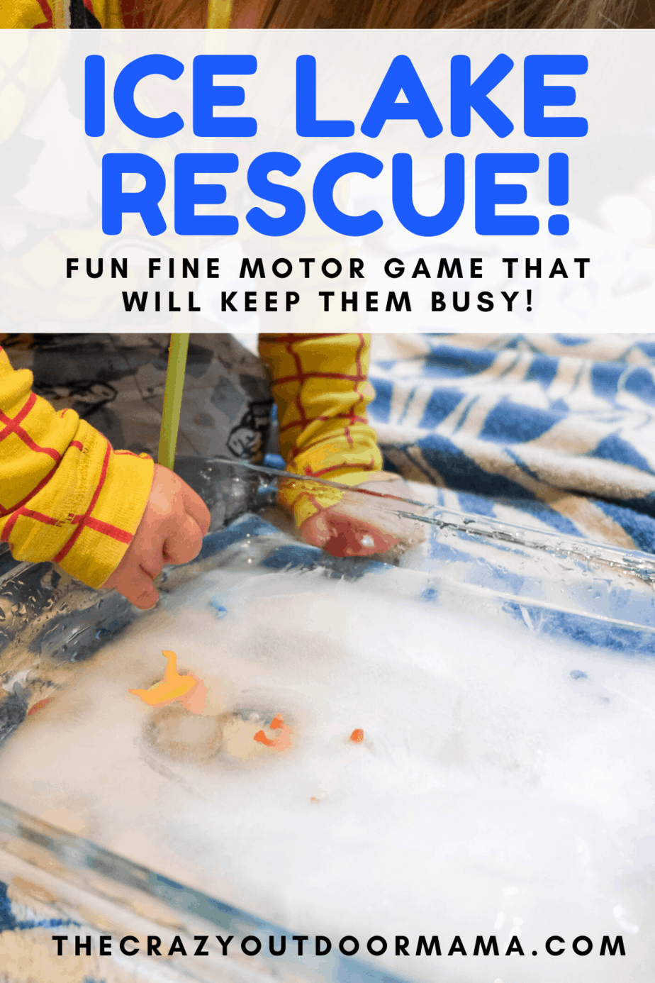 Ice Rescue Fine Motor Activity for Kids (with real ice!) – The Crazy ...