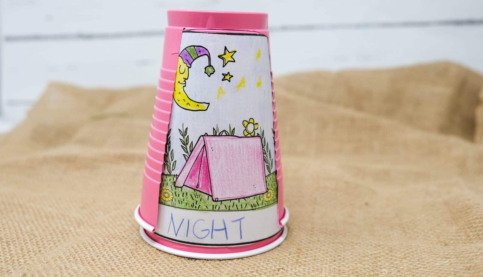 Camping Weather Cup Craft for Kids (turn it to see the weather!) – The ...