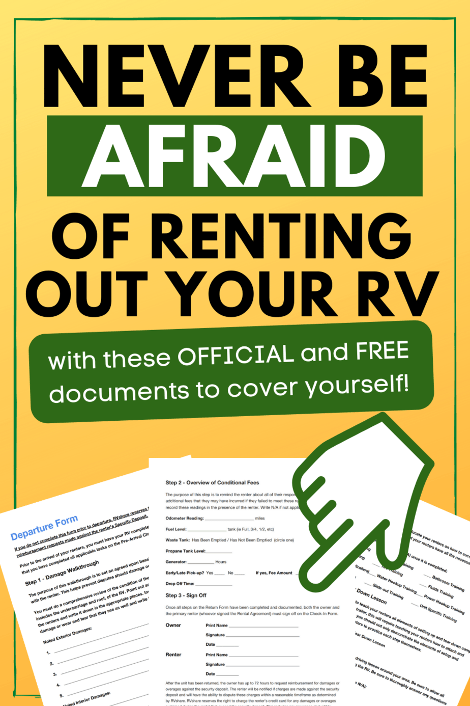 Step By Step How to Use RVshare to Rent Out Your RV (and not get gypped ...