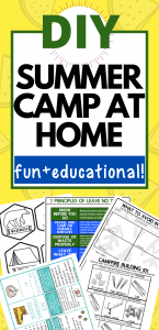 DIY Summer Camp 101 at Home (with printable lesson plans!) – The Crazy ...