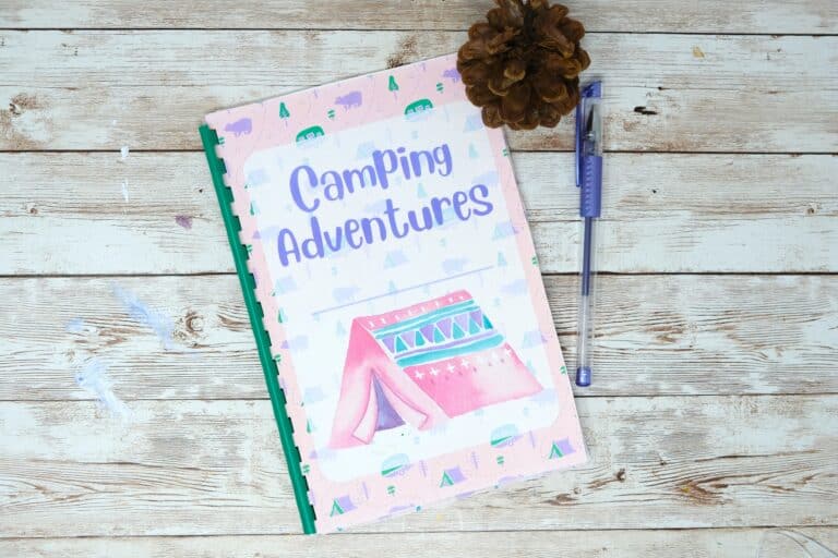 Printable Camping Journal for Kids This Summer! [+DIY Binding ...