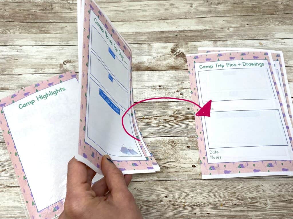 Printable Camping Journal for Kids This Summer! [+DIY Binding ...