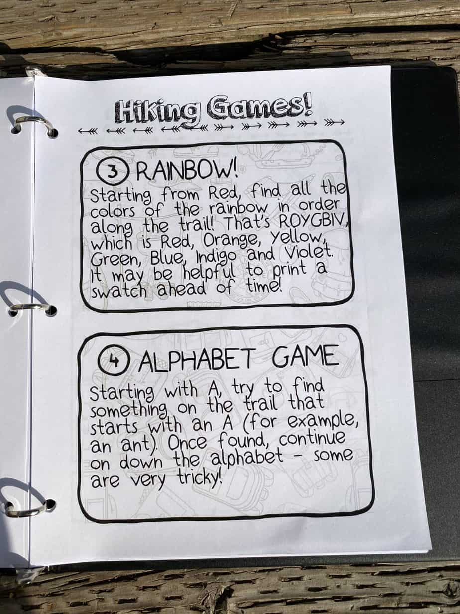 Fun + Engaging Printable Hiking Journal for Kids [FREE printable hike ...