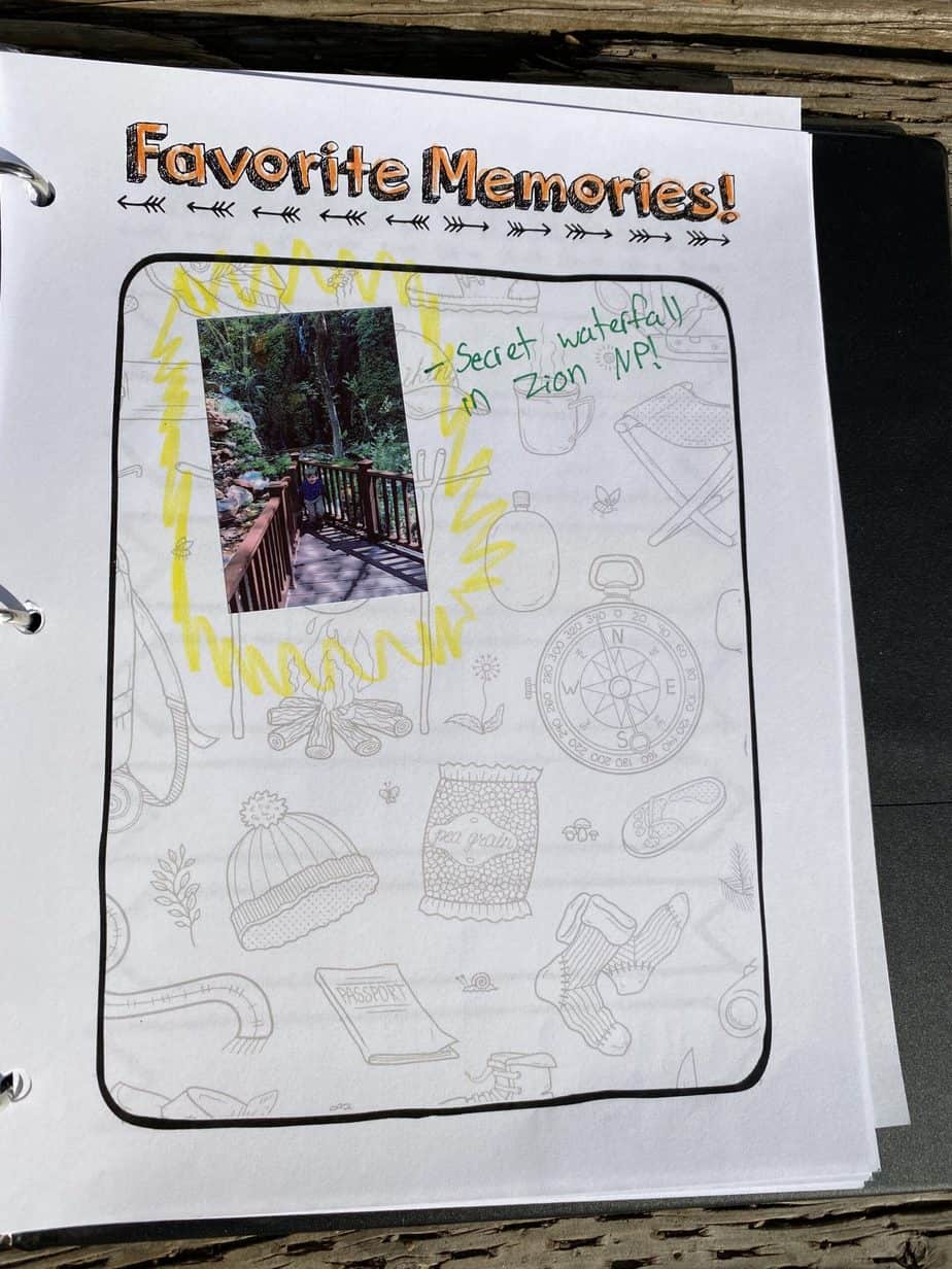 Fun + Engaging Printable Hiking Journal for Kids [FREE printable hike ...