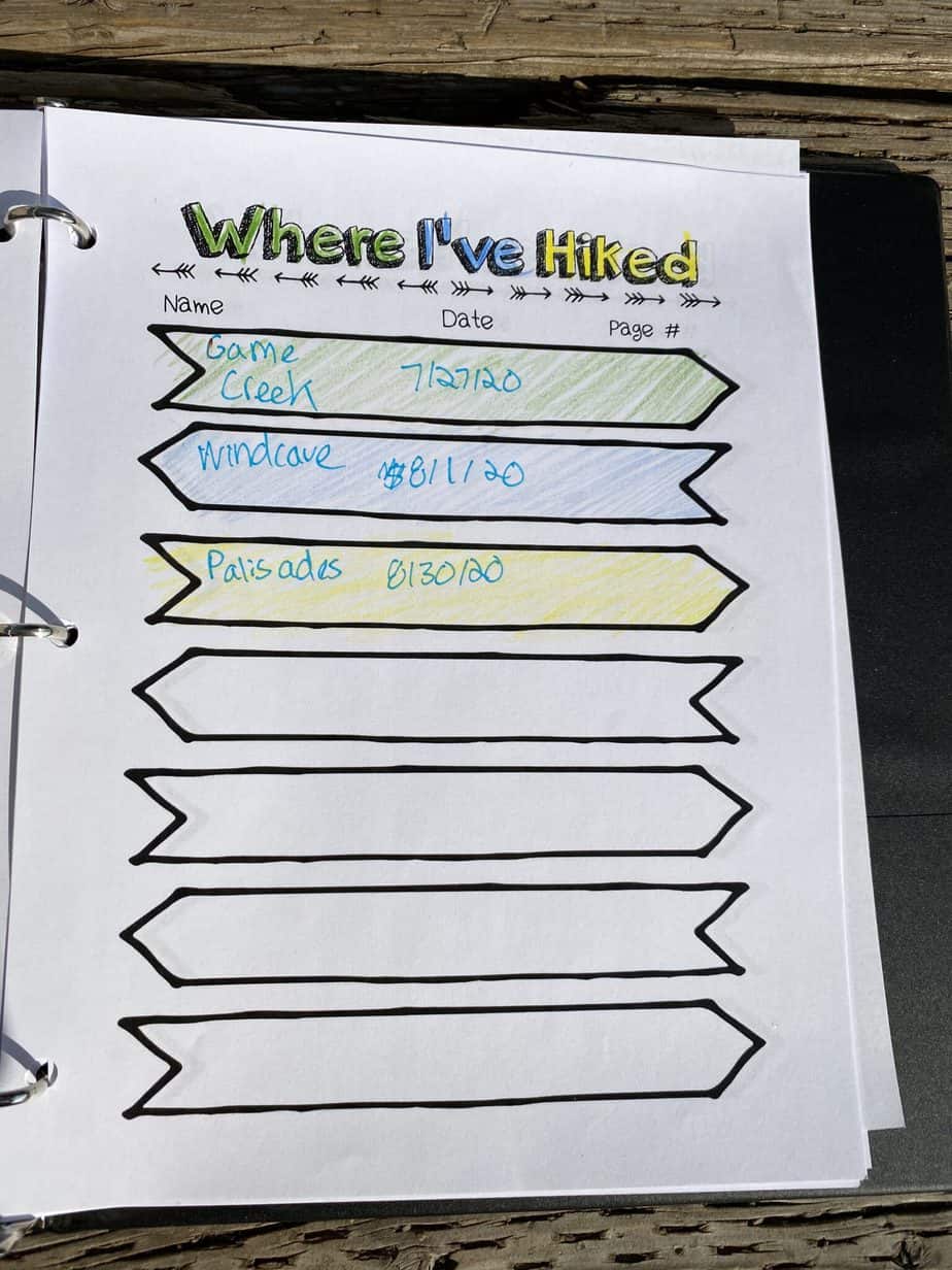 Fun + Engaging Printable Hiking Journal for Kids [FREE printable hike ...