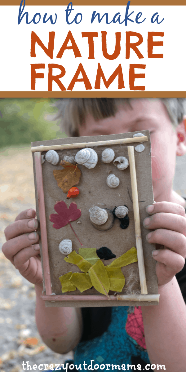 Nature frame impressions craft (fun sensory and creative activity ...