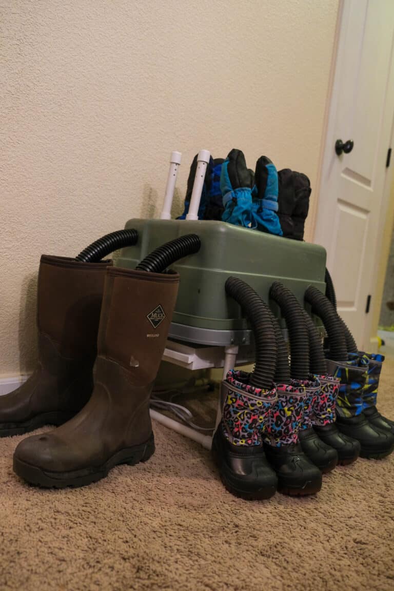 DIY Boot and Glove Dryer for 5 People! (cheap and easy!) – The Crazy ...