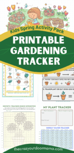 Kids Printable Garden + Planting Activity Pack (PERFECT for spring ...