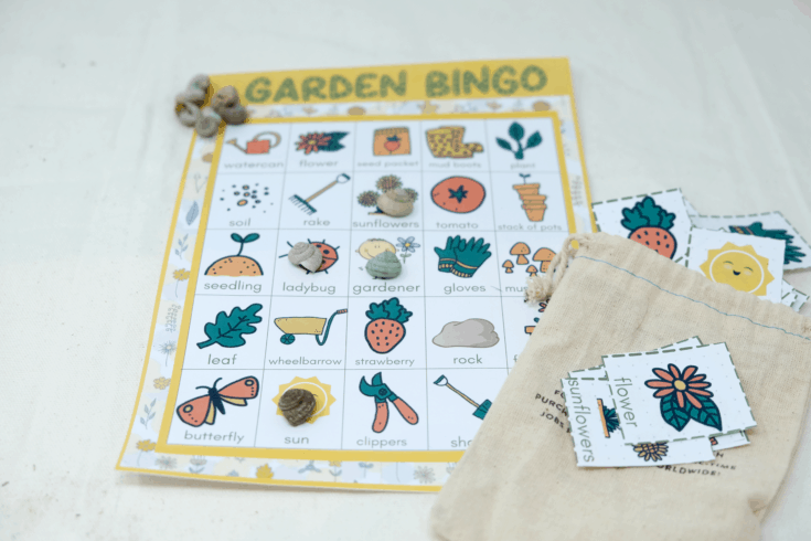 Fun + CUTE Garden BINGO for kids (10 Boards + Calling Cards) perfect ...