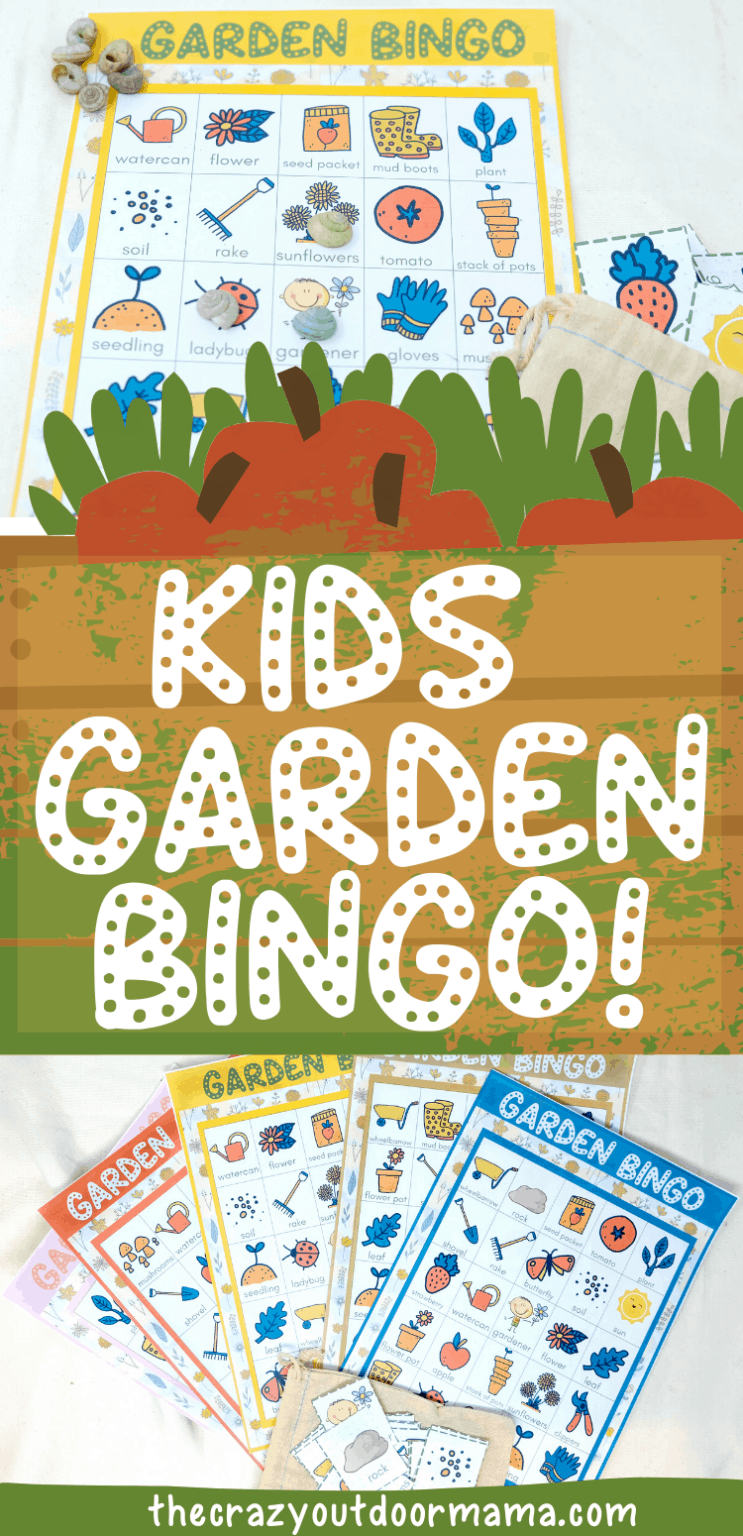 Fun + CUTE Garden BINGO for kids (10 Boards + Calling Cards) perfect ...