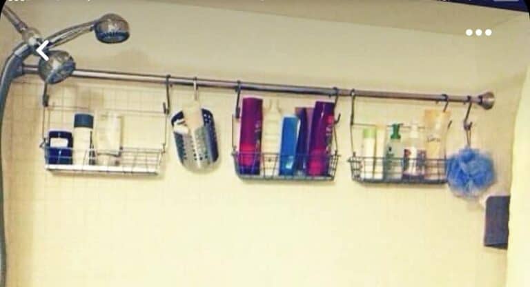 9 RV Shower Organization Ideas + Picture Inspiration! – The Crazy ...