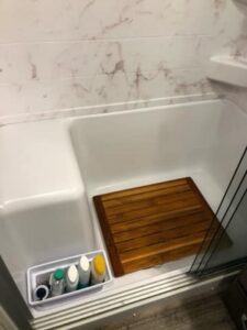 9 RV Shower Organization Ideas + Picture Inspiration! – The Crazy ...