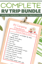 The Ultimate RV Camping Checklists [9 Free Printable RV Checklist PDFs]