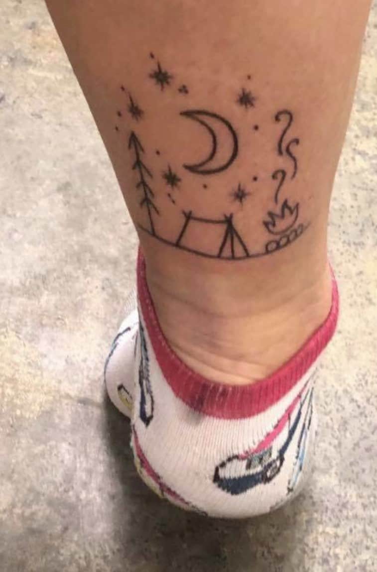 67 Epic Camping Tattoo Ideas - People Love #43! – The Crazy Outdoor Mama