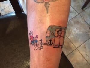 67 Epic Camping Tattoo Ideas - People Love #43! – The Crazy Outdoor Mama