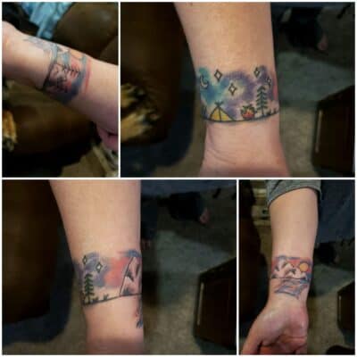 67 Epic Camping Tattoo Ideas - People Love #43! – The Crazy Outdoor Mama