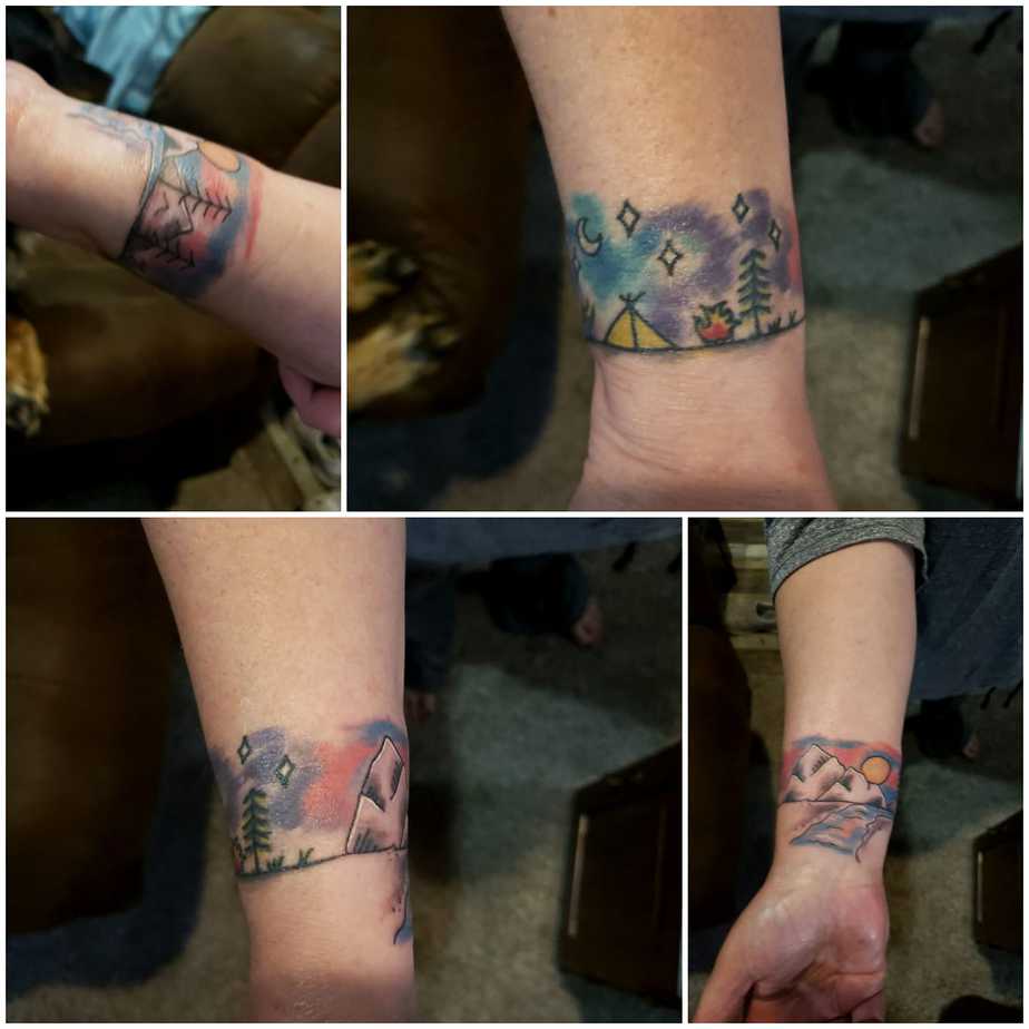 67 Epic Camping Tattoo Ideas - People Love #43! – The Crazy Outdoor Mama