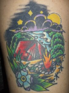 67 Epic Camping Tattoo Ideas - People Love #43! – The Crazy Outdoor Mama