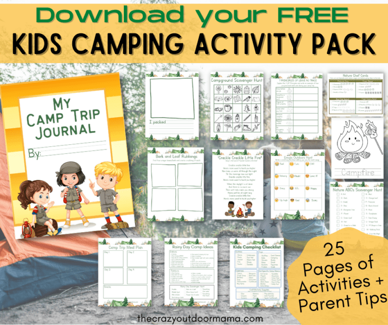 21 Easy Kids Camping Activities (+Free Printable 25 Page Activity Pack ...