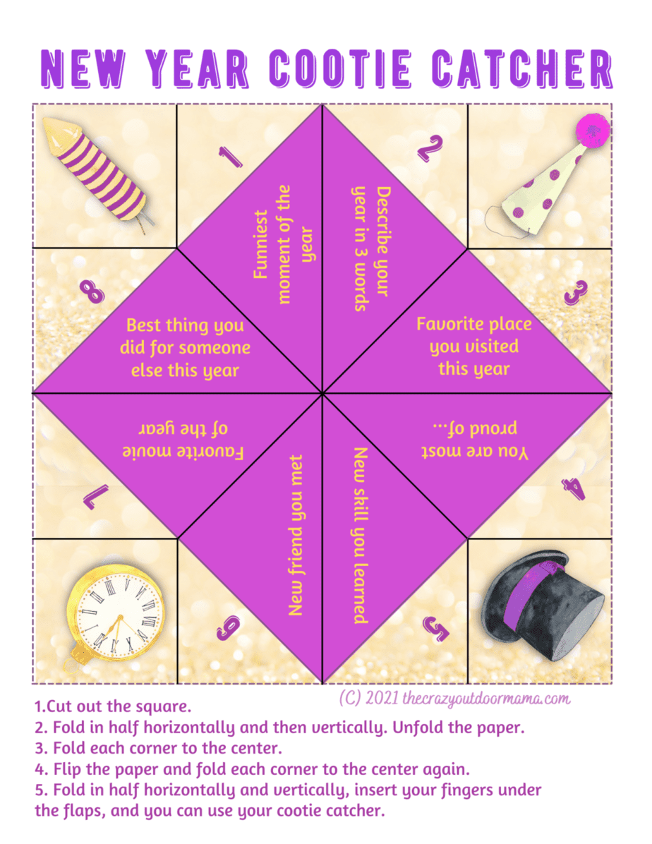 Fun New Years Eve Family Activity Printables + 9 Fun Ways to Celebrate ...