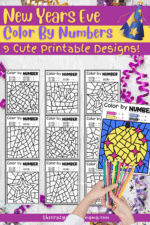9 Festive New Years Color By Numbers for Kids (Free Printables!) – The ...