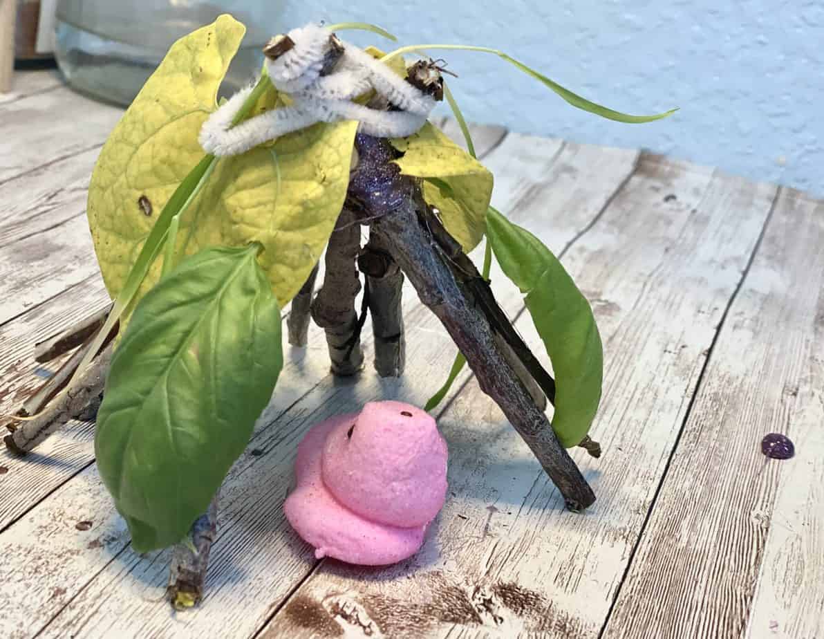 Fun Easter Peeps Nature Shelter Activity for Kids + Printable – The ...