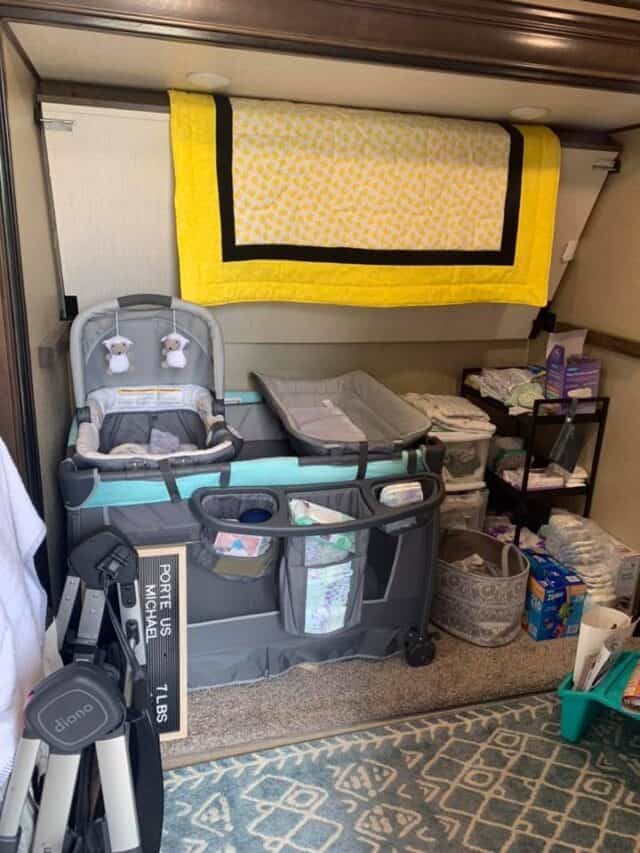 13 Creative RV Nursery Ideas + RV Camp Sleep with Baby Tips! – The ...