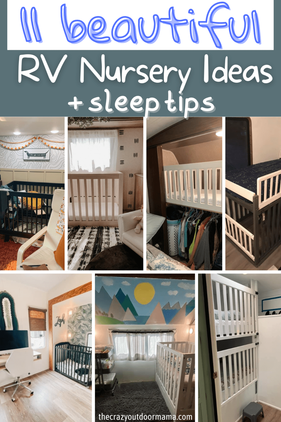 13 Creative RV Nursery Ideas + RV Camp Sleep with Baby Tips! – The ...