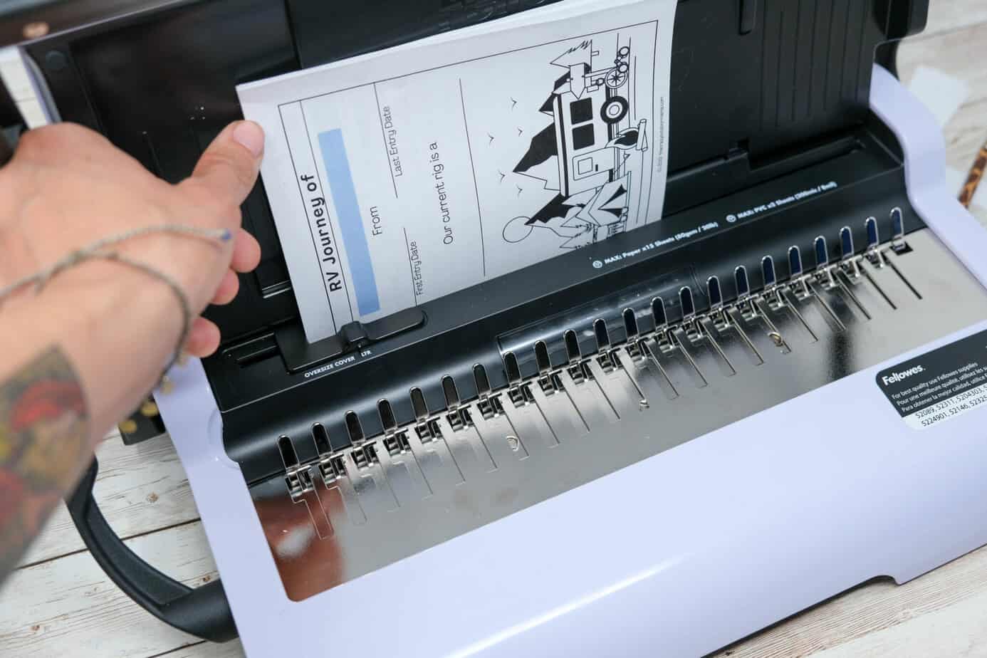 Comb Bound Camping Journal DIY - Pick Your Checklists, Design and More ...