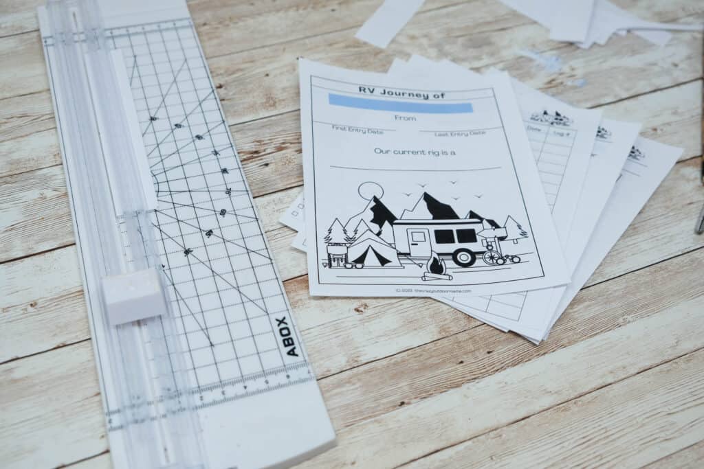 Comb Bound Camping Journal DIY - Pick Your Checklists, Design and More ...