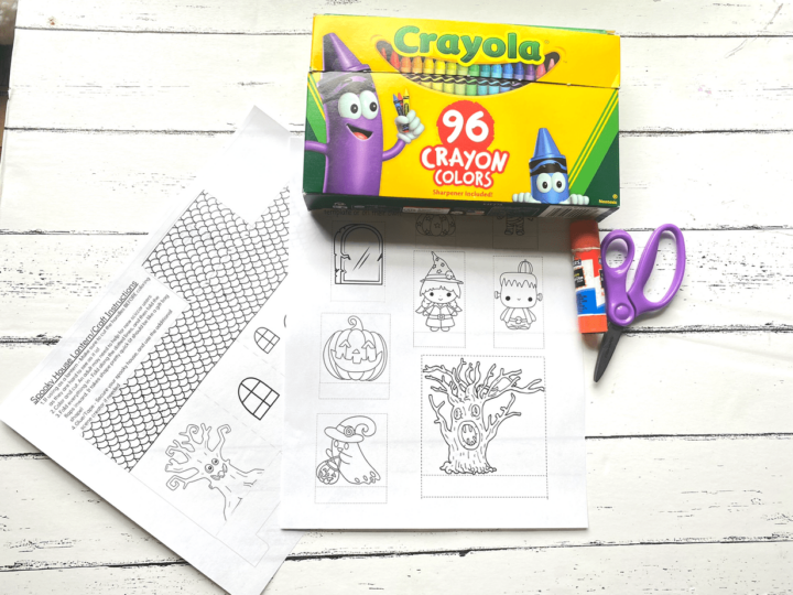 Printable Spooky Scene Creator Craft - Foldable Haunted House and All ...