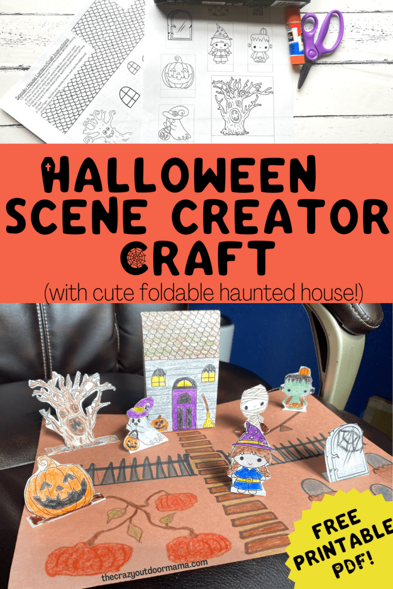 Printable Spooky Scene Creator Craft - Foldable Haunted House and All ...