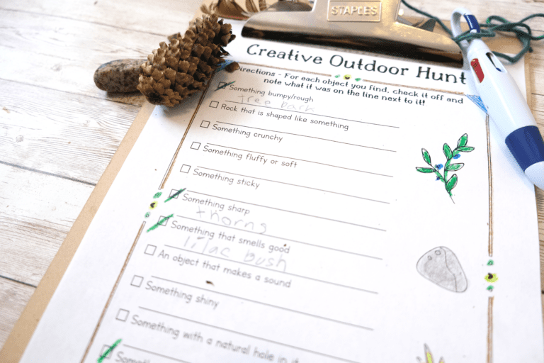 Outdoor Scavenger Hunt (5 Free Printables for ALL Ages!) – The Crazy ...
