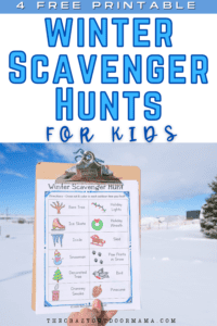 7 Winter Scavenger Hunts for Kids (+FREE Printable Pack!) – The Crazy ...