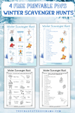 7 Winter Scavenger Hunts for Kids (+FREE Printable Pack!) – The Crazy ...