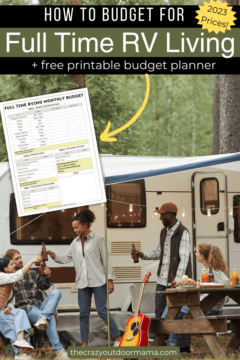RV Living Full Time Budget Planning + Printable PDF – The Crazy Outdoor ...