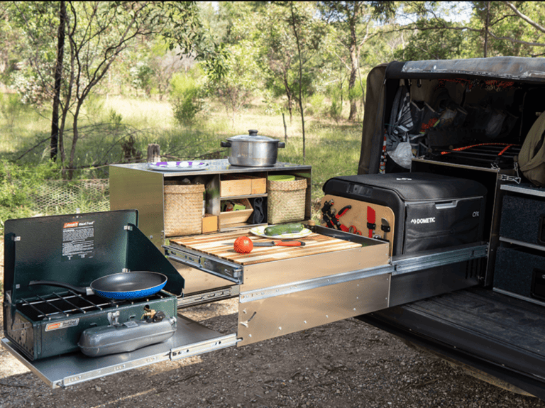 The Top 9 Slide Out Camp Kitchens And DIYs – The Crazy Outdoor Mama