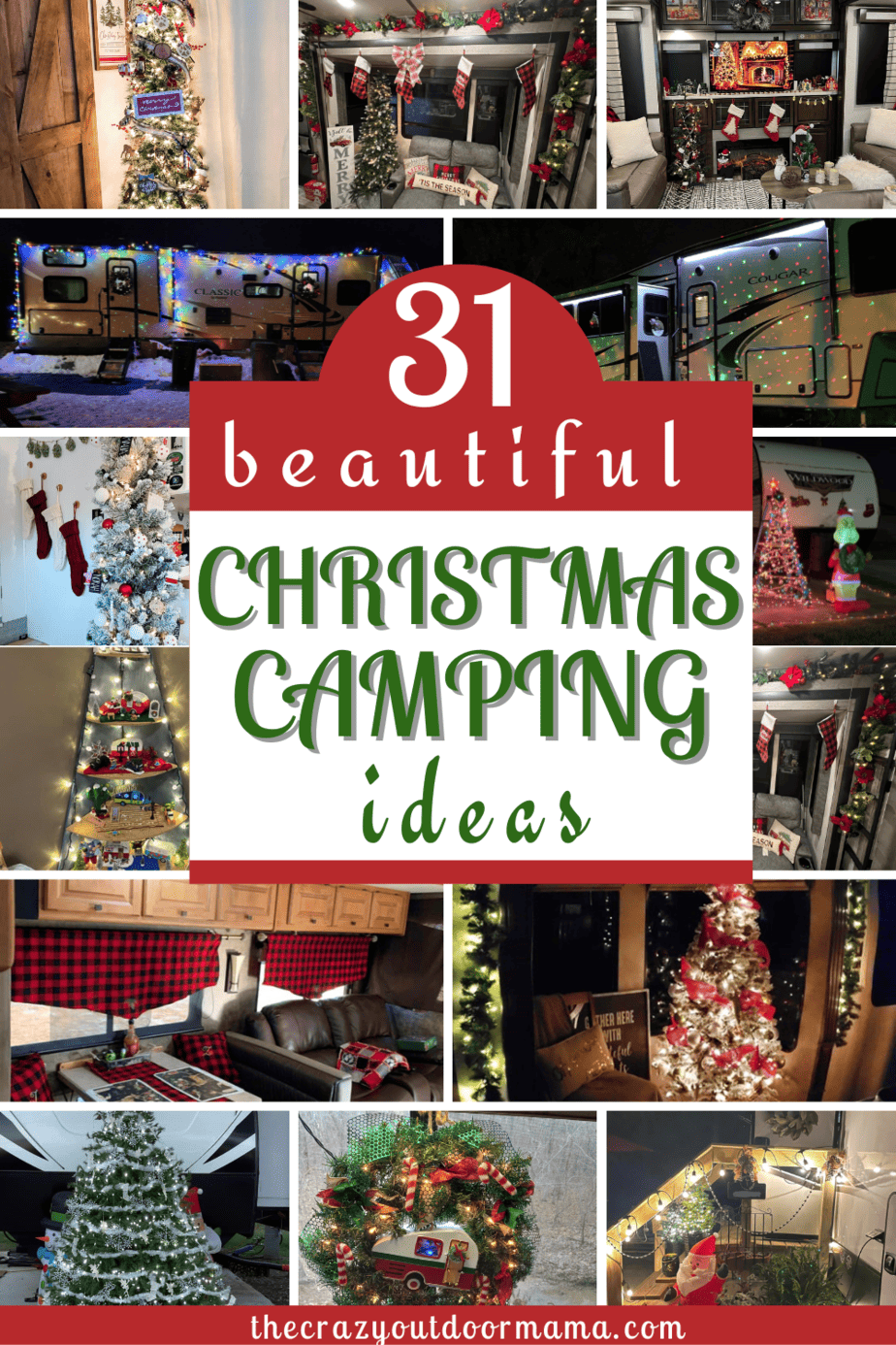 31 Pretty Christmas Camper Decor Ideas (for all sizes of campers ...