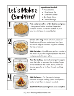 Build an Edible Campfire + Learn Campfire Safety (Free Printable PDF ...