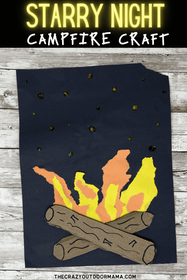 Starry Night Campfire Craft - Artsy and Easy! – The Crazy Outdoor Mama